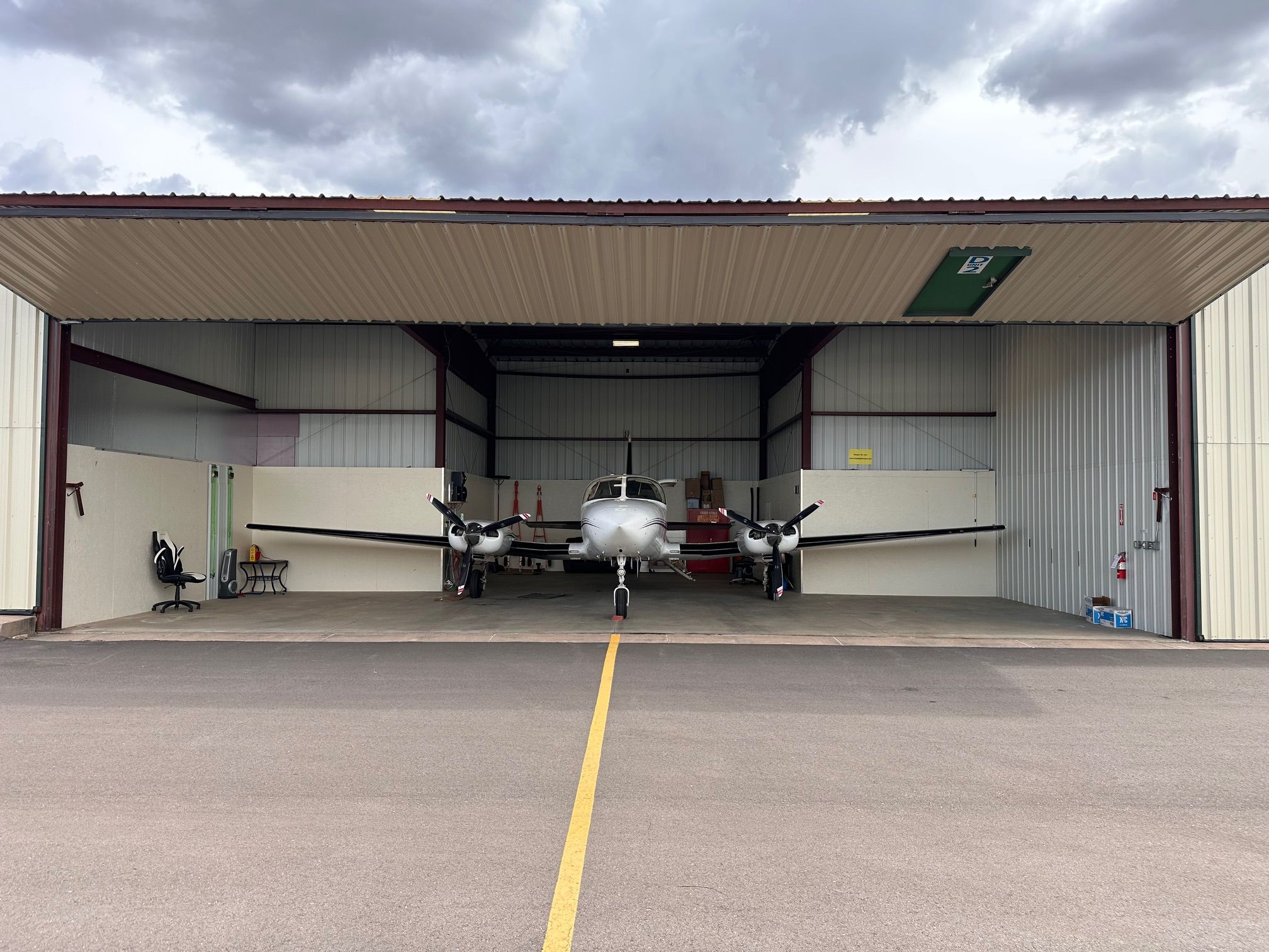 Large T-Hangar at Colorado Springs Airport - Aircraft Hangar monthly ...
